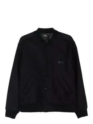 A.P.C. Logo-Embroidered Jacket