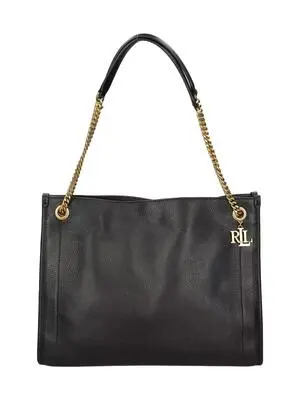 Ralph Lauren Leather Tote Bag - Black