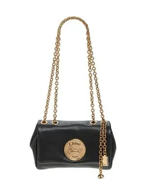 Chloé Heritage Leather Shoulder Bag - Black