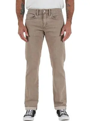 HIROSHI KATO The Hammer Straight Leg Selvedge Jeans - Dusty Brown