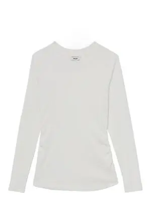 REISS Stretch-cotton Top - White