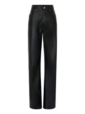 PACO RABANNE Leather Trousers