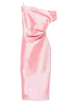Solace London Ellison Midi Dress - Pink