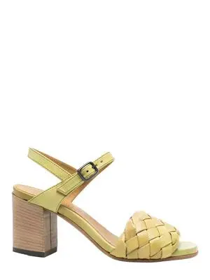 PANTANETTI 70mm Woven Sandals - Green