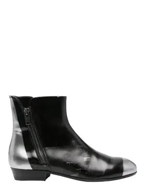 PANTANETTI Two-tone Boots - Black