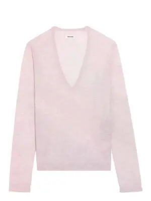 Zadig&Voltaire V-neck Knitted Jumper - Pink