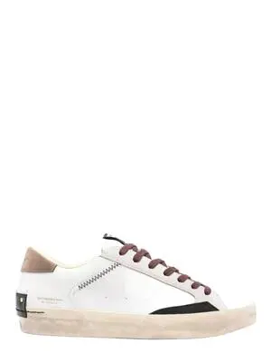 CRIME LONDON Distressed Sneakers - White