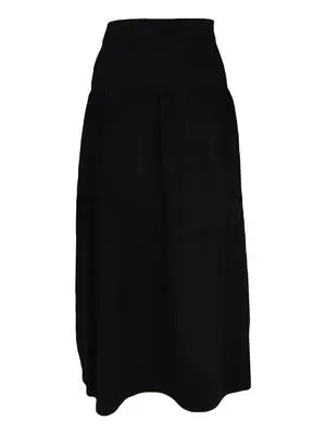 Vince Drop-waist Maxi Skirt - Black