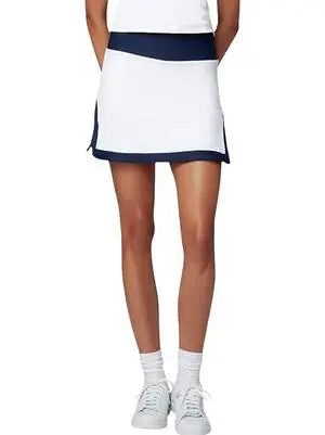 WATSKIN Tennis Skirt - White/navy