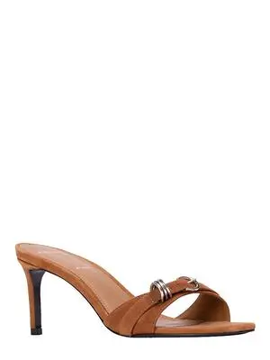 BLACK SUEDE STUDIO Embellished Sandals - Caramel