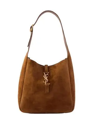 Saint Laurent Le 5 À 7 Supple Small Suede Shoulder Bag - Brown