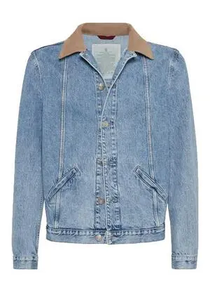 Brunello Cucinelli Cotton Denim Jacket - Light Blue Denim