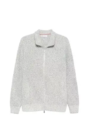 Brunello Cucinelli Virgin Wool-blend Sweatshirt - Grey