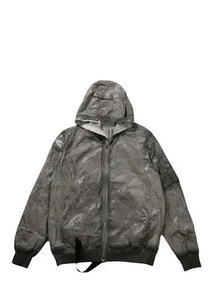 Rick Owens Bomber Imbottito Gimp Flight Jacket - Darkdust