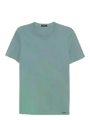 TOM FORD Cotton-blend T-shirt - Blue