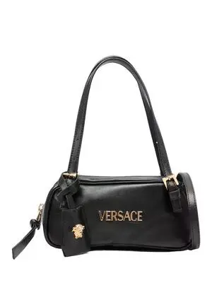 Versace Logo-plaque Mini Bag - Black