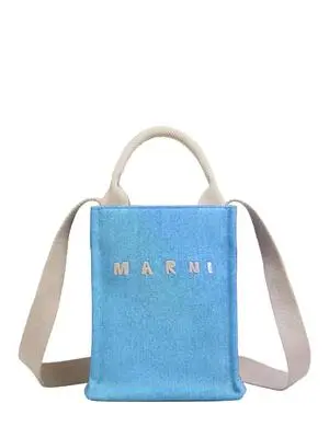 Marni Denim Mini Tote - Blue