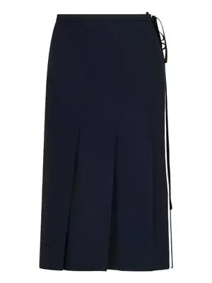 Marni Pleated Midi Skirt - Blue