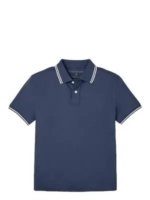 PETER MANNING NYC James Polo Shirt - Navy Tipped