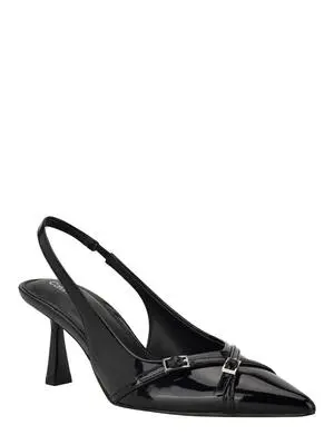 Calvin Klein Pointed Toe Slingback Pumps - Black
