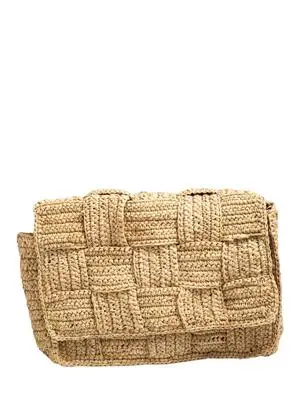 ZANATANY CONCEPTS Cracky Raffia Bag Beige