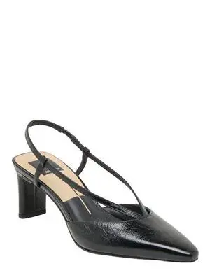Dolce Vita Ginay Slingback Pumps Black Leather