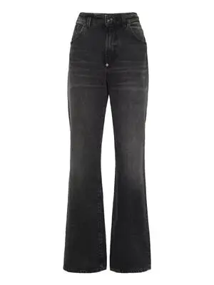Philipp Plein Whiskering-effect Jeans - Black