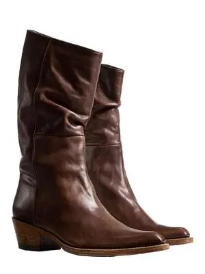 Khaite Clive Boots - Dark Brown