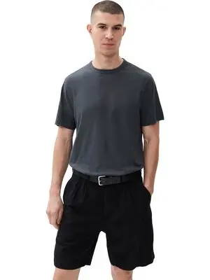 Officine Générale Crew Neck Tee - Faded Black