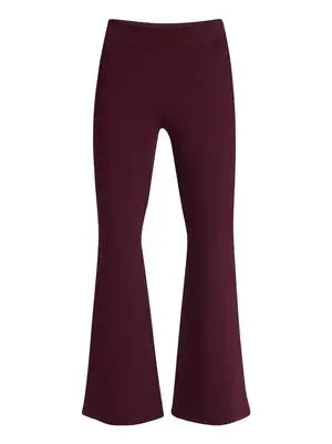 Stella McCartney Flared Knit Trousers - Bordeaux