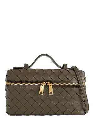 BOTTEGA  VENETA Bang Bang Vanity Cross-Body Bag Cypress-gold