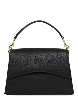 BY BANOO Leather After Work Bag Black/gold