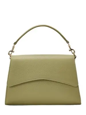 BY BANOO Leather After Work Bag - Pistachio/gold
