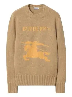 Burberry Ekd Wool Cashmere Sweater - Flax