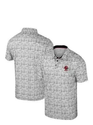 COLOSSEUM Boston College Eagles It's Time! Allover Print Polo - Black