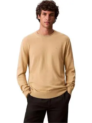 Calvin Klein Supima Cotton Classic Sweater Pyramid Gold