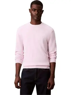 Calvin Klein Supima Cotton Classic Sweater Spring Lilac