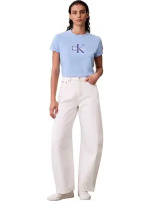 Calvin Klein Monologo Graphic T-shirt - Frozen Fjord