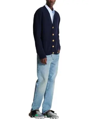 Balmain Eco-cashmere Cardigan - Navy