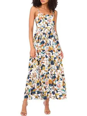 HALOGEN Tiered Maxi Dress