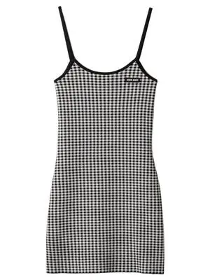 Miu Miu Viscose Dress - Black/white