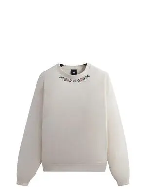 Kith Rose Nelson Crewneck Sweatshirt - Sandrift