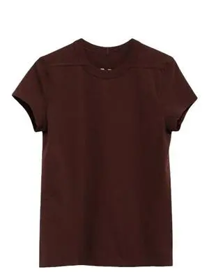 Rick Owens Cropped Level T-shirt - Mahogany