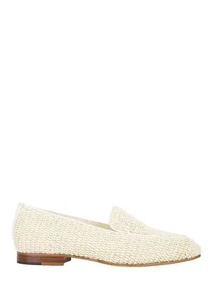 Manolo Blahnik Pitakara Loafer - Light Khaki & Light Cream