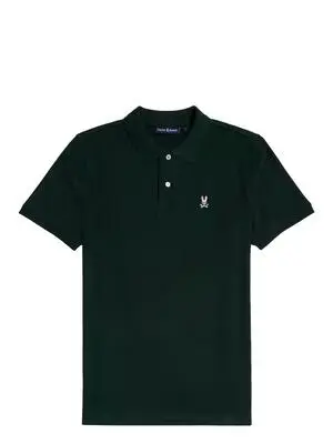 PSYCHO BUNNY Logo-embroidered Polo Shirt