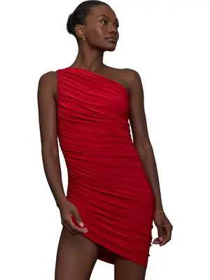 Norma Kamali Pickleball Diana Dress Tiger Red