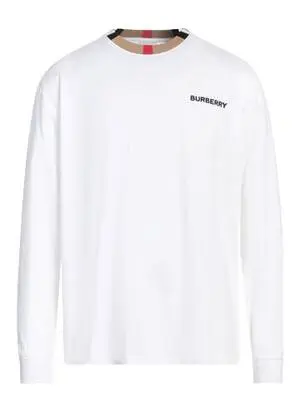 Burberry T-shirt Size Cotton, Elastane - White