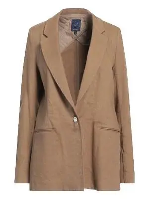 JACOB COHЁN Single-breasted Twill Blazer - Beige