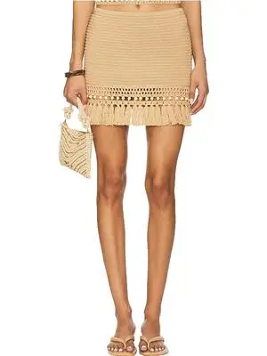 Tularosa Larrin Mini Skirt - Camel