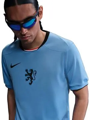 Nike Netherlands 2025 Stadium Away Dri-fit Soccer Replica Jersey - Blue